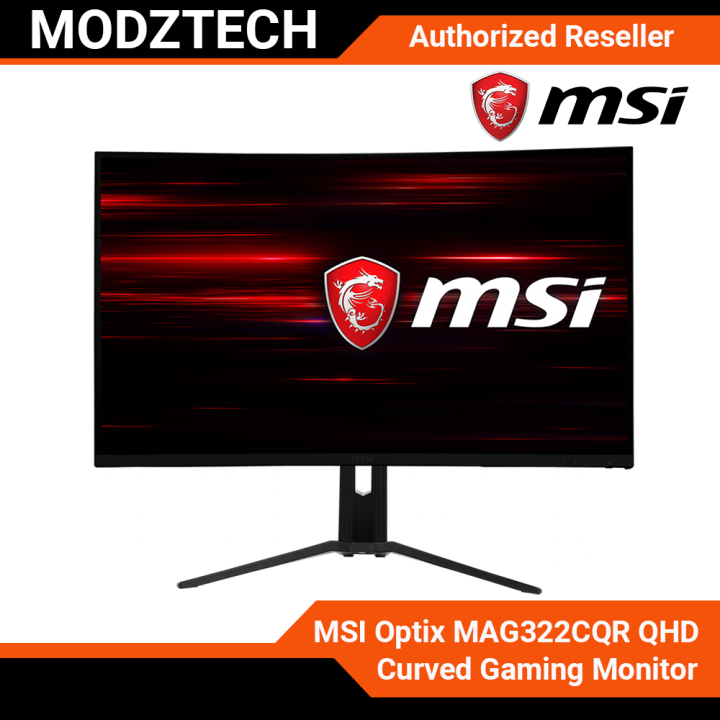 MSI Optix MAG322CQR 31.5" WQHD 144Hz Curved Gaming Monitor | Lazada ...