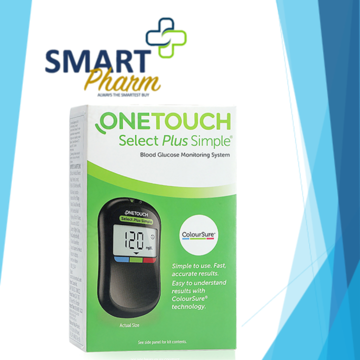 [METER ONLY] ONE TOUCH SELECT PLUS SIMPLE GLUCOSE MONITORING SYSTEM EXP05/2026 | Lazada