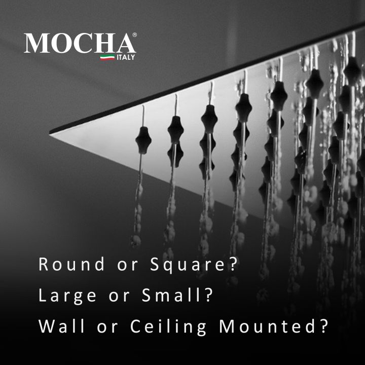 Shower head Mocha Italy - MATT Finish STAINLESS STEEL 304 Shower Head ...