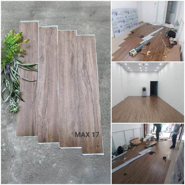 Sàn nhựa giả gỗ dán keo. miếng dán sàn giả gỗ, dán sàn nhà giả gỗ, tấm ...