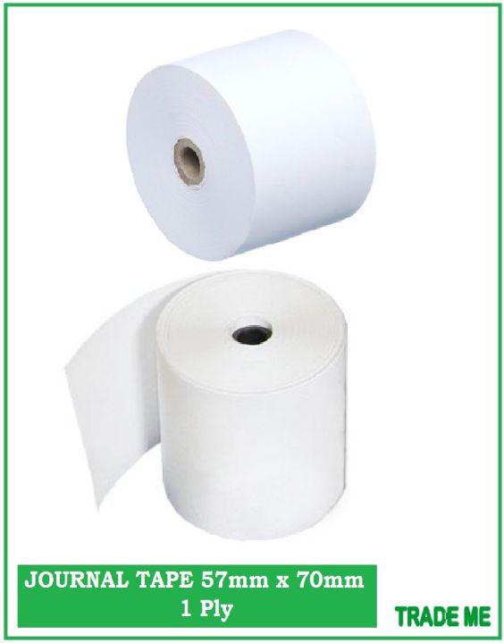 POS Adding Machine Tape 2 1/4 57mm x 70mm, (sold per roll)- Journal ...