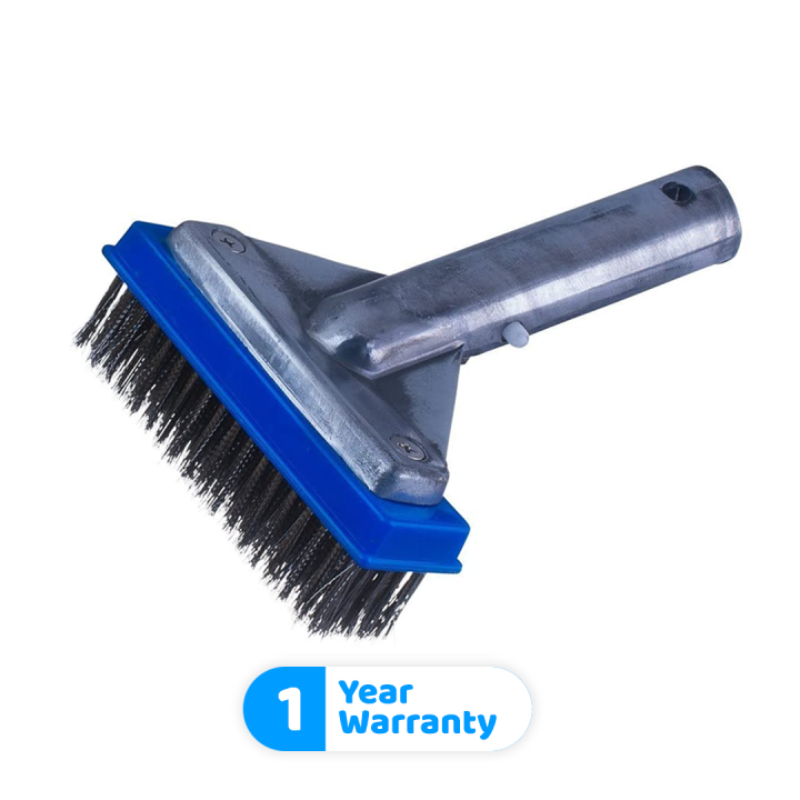 Swimming Pool Algae Brush 5", Stainless Steel Bristles, Aluminum Back ...