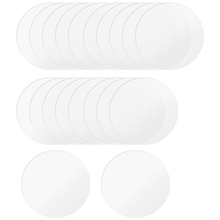 (AXKN) 18 Pcs Clear Acrylic Disc 4 Inch Circle Acrylic Sheet Thick ...