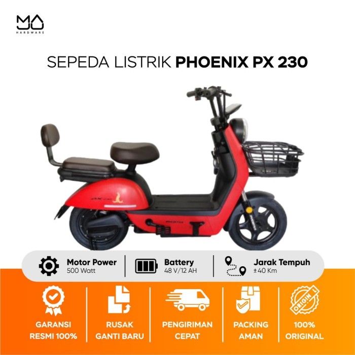 PROMO SPESIAL Sepeda Listrik Phoenix PX 230 500 Watt Electric Bike ...