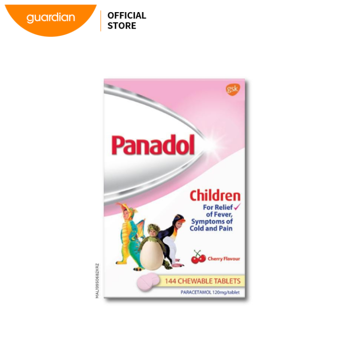 PANADOL Children Fever and Pain Relief 144S Chewable Tablet | Lazada