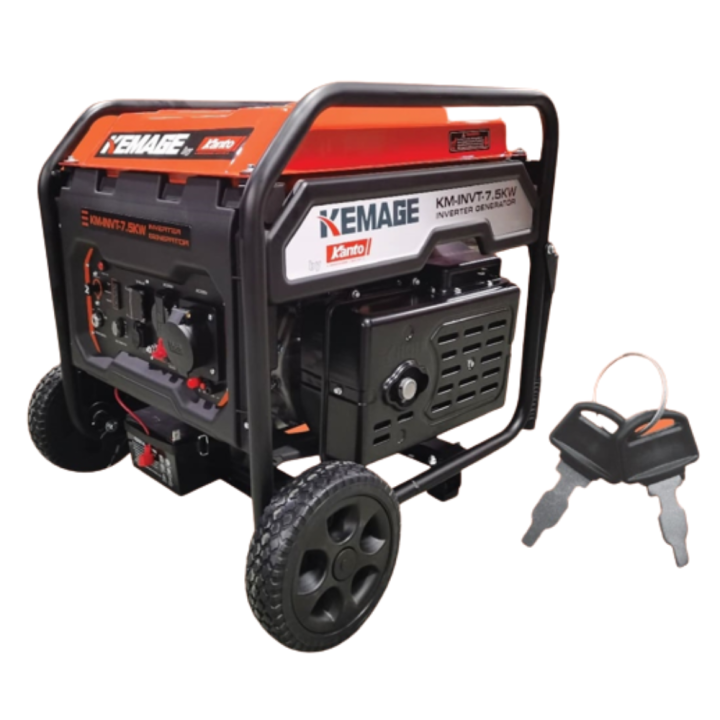KEMAGE เครื่องปั่นไฟ รุ่น KM-INVT-7.5KW เก็บเสียง 4จังหวะ 230V / 7.5KW / 17HP เบนซิน GASOLINE ...