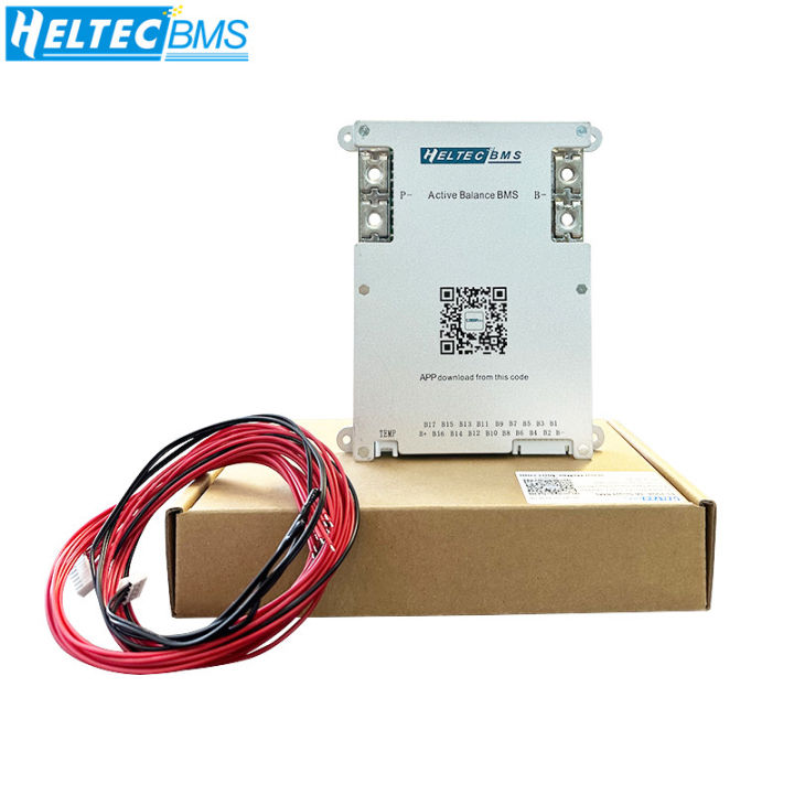 【100%-New】 Heltec Smart Bms Active Balance 1a 2a 12v 24v Bms 4s 8s 100a 200a Lifepo4 Li-Ion Lto ...
