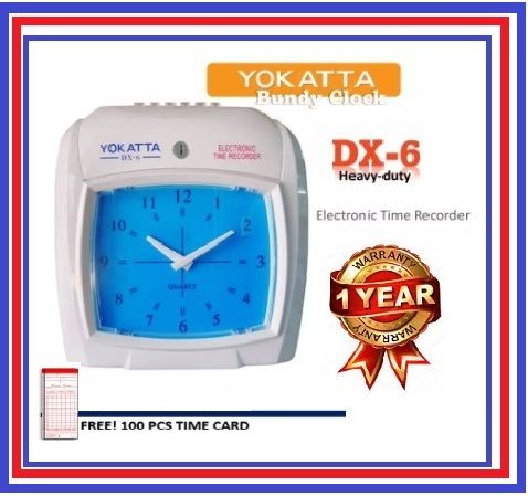 Time Attendance Recorder Machines YOKATTA DX-6 Bundy Clock time ...