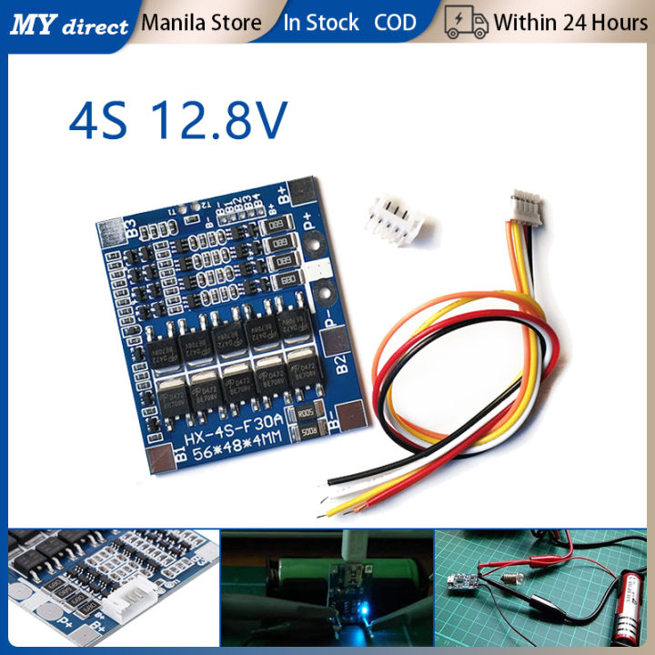 4S 12.8V LiFePO4 Lithium Iron Phosphate Battery Protection Board BMS ...