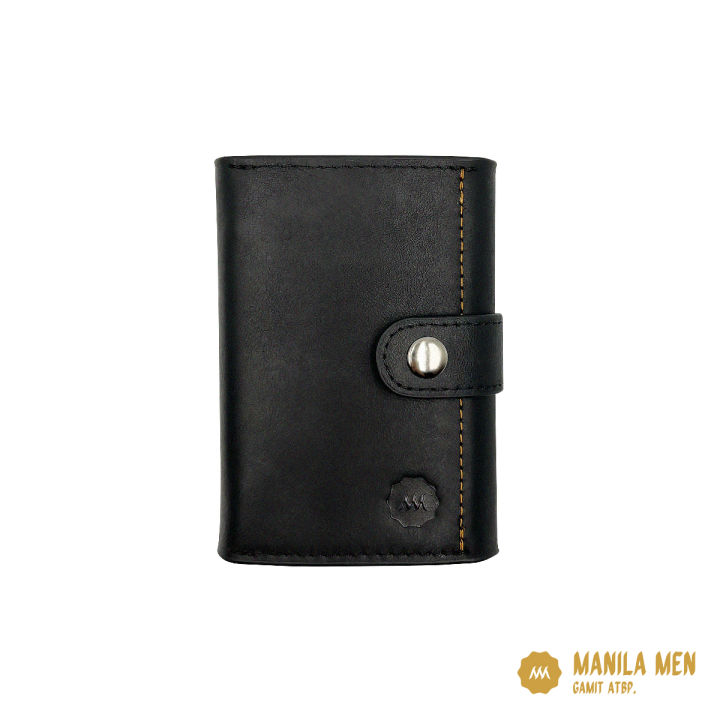 Monumento Wallet (Itim Black) Premium Minimalist Tri-fold Wallet ...