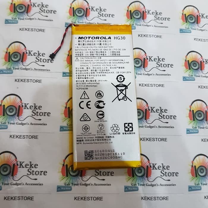 Baterai Motorola G5s Plus G5S+ HG30 XT1805 Battery Batre Original ...