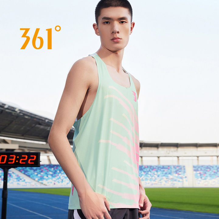 361 Degrees Flame ET sports vest new quick-drying running suit marathon ...
