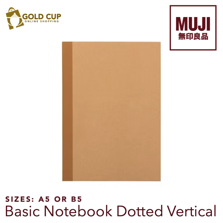 MUJI Basic Notebook Dotted Vertical (Size A5 or B5) | Lazada PH