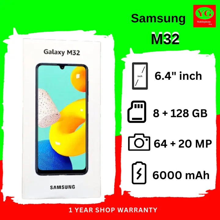 Samsung Galaxy M32 (8GB RAM 128GB) | 1 Year Warranty | Export Set ...