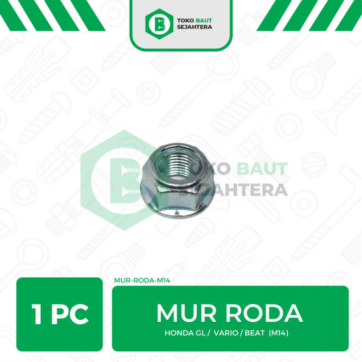MUR-NUT AS RODA M14x13 HONDA BEAT | Lazada Indonesia