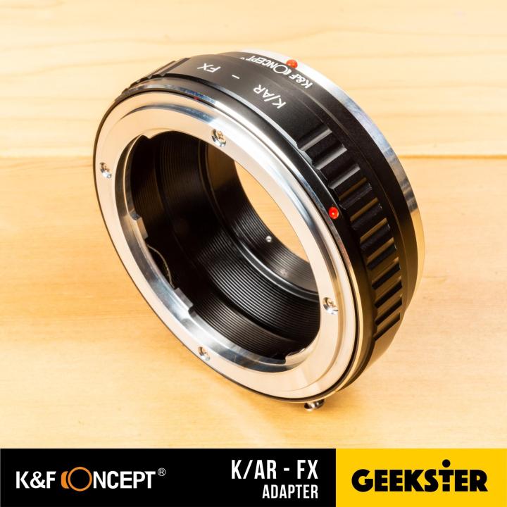 K&F KONICA AR-FX Adapter แปลงเลนส์ Konica AR เพื่อเอามาใส่กล้อง Fuji ...