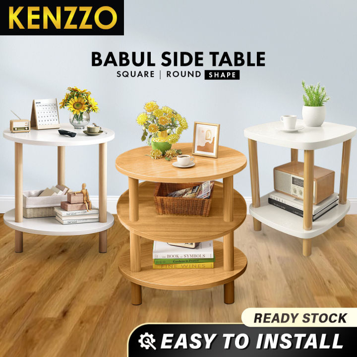 KENZZO Babul Small Coffee Table Sofa Side Table Small Table Corner ...