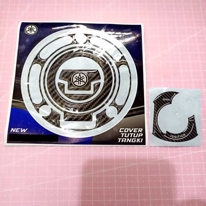 emblem yamaha xsr kunci dan tutup tanki timbul stiker yamaha xsr ...