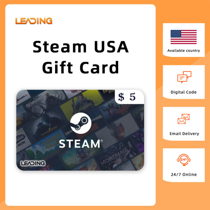 [STEAM USA]⚡STEAM Wallet Codes⚡$5⚡STEAM GIFT CARD — ⚡[EMail Delivery ...