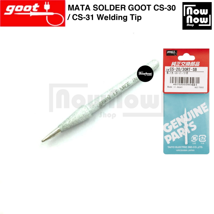 MATA SOLDER GOOT CS-30 CS30 CS-31 CS31 Japan Jepang Soldering Tip Welding Tip | Lazada Indonesia