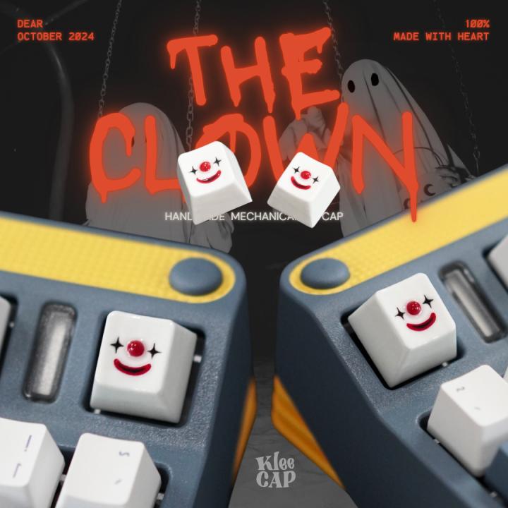 keycap แฮนด์เมด คีย์แคป The clown | Lazada.co.th