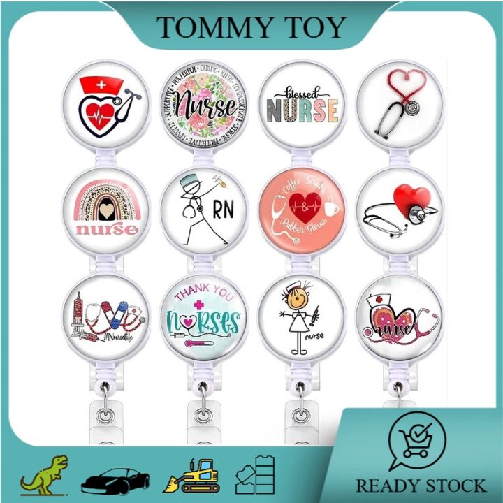 🇲🇾READY STOCK Hospital Medical Workers /staff ID card clip Badge Holder ...