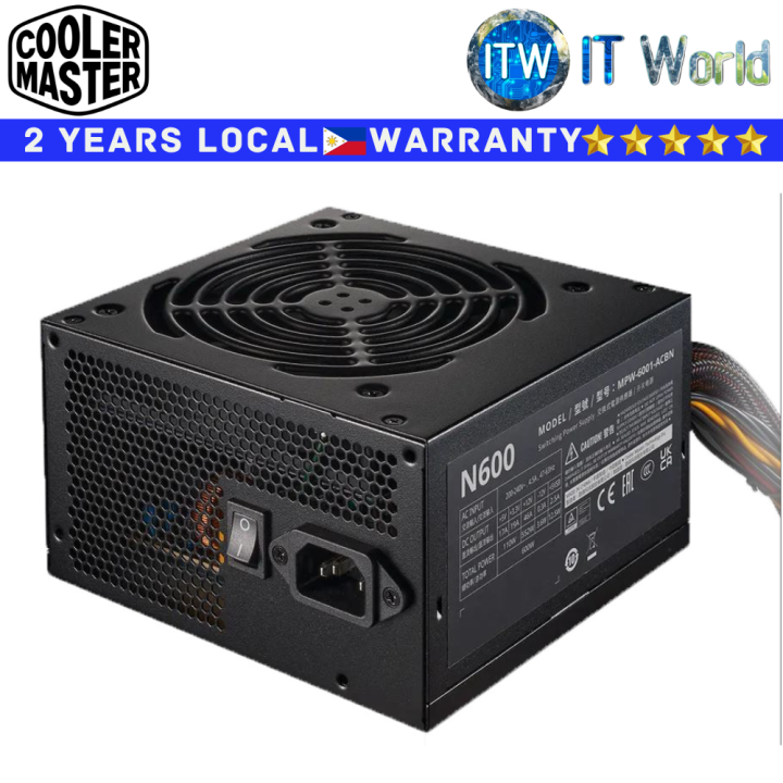 Itw | Cooler Master PSU 600 Watts Power Supply Units ELITE NEX N600 ...