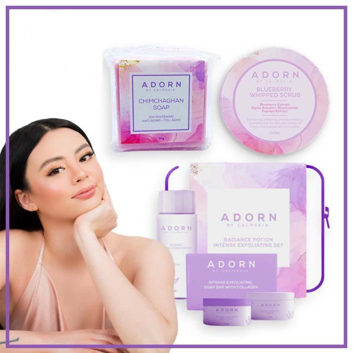 Calmskin - ADORN Blueberry Whipped Scrub / Chimchaghan Soap / Radiance ...