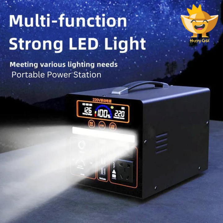 𝓗𝓖 Portable Station Power Bank 1200W Powerful 220V Fast Charge ...