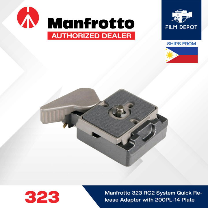 [Original] Manfrotto 323 Quick Change Rectangular Plate Adapter ...