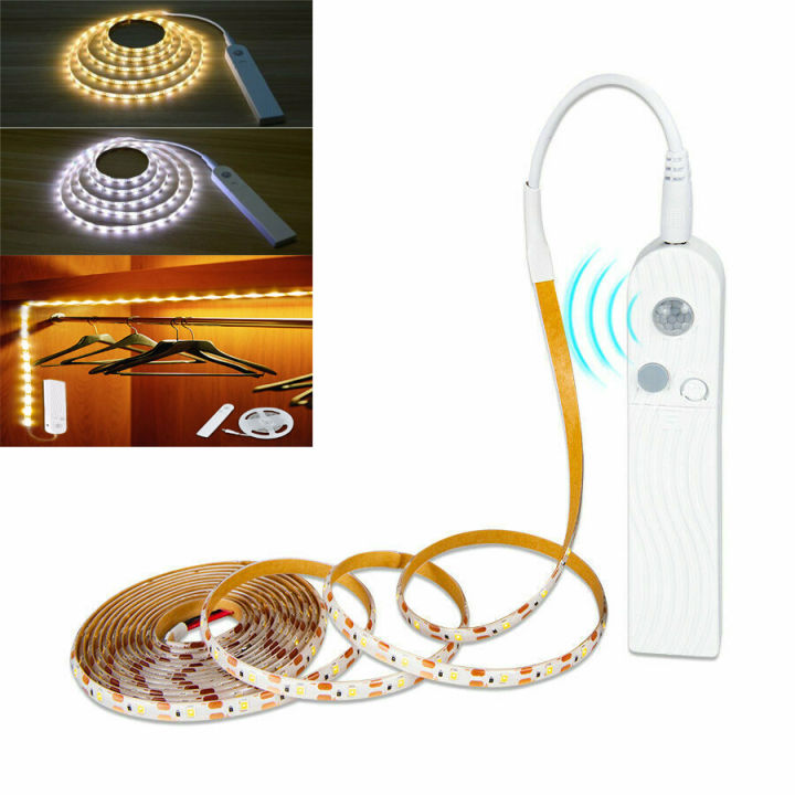 ERANPO 1m 2m 3m Led Light Strip PIR Motion Sensor Induction Led Strip ...