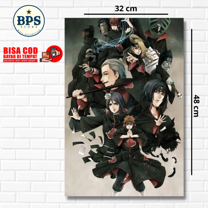 Poster Akatsuki Naruto - Foto clan Akatsuki - Poster Anime Naruto ...