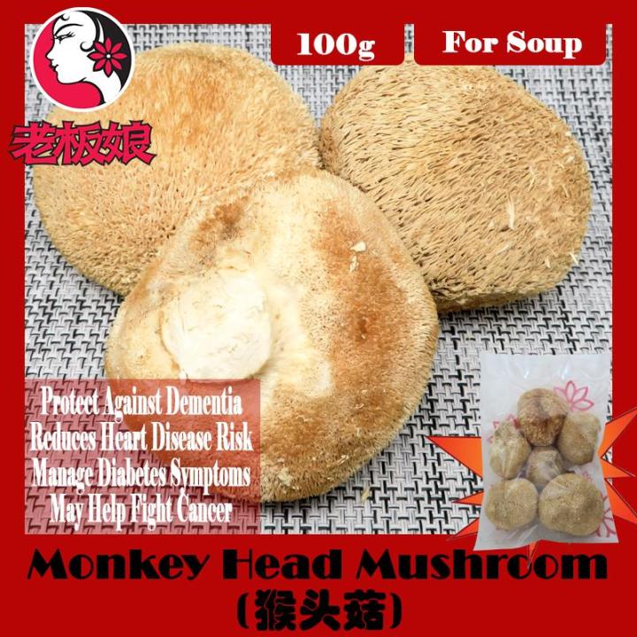 Dried Monkey Head Mushroom (猴头菇) 100g | Lazada Singapore