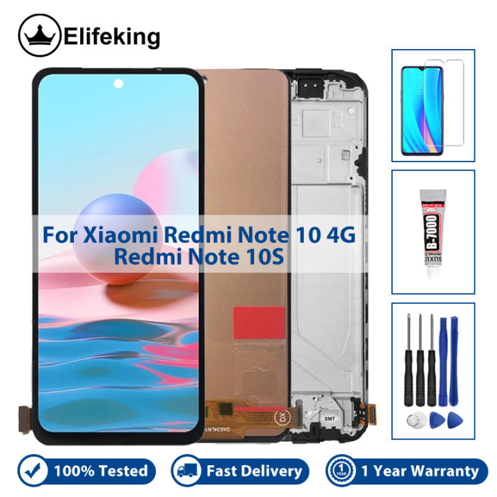 6.43" AAA+++ LCD For Xiaomi Redmi Note 10 4G/Redmi Note 10S LCD Display ...