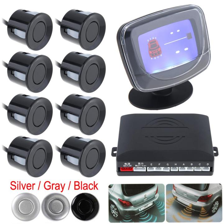 Waterproof Dual CPU System Parktronic Reverse Backup Radar Monitor ...