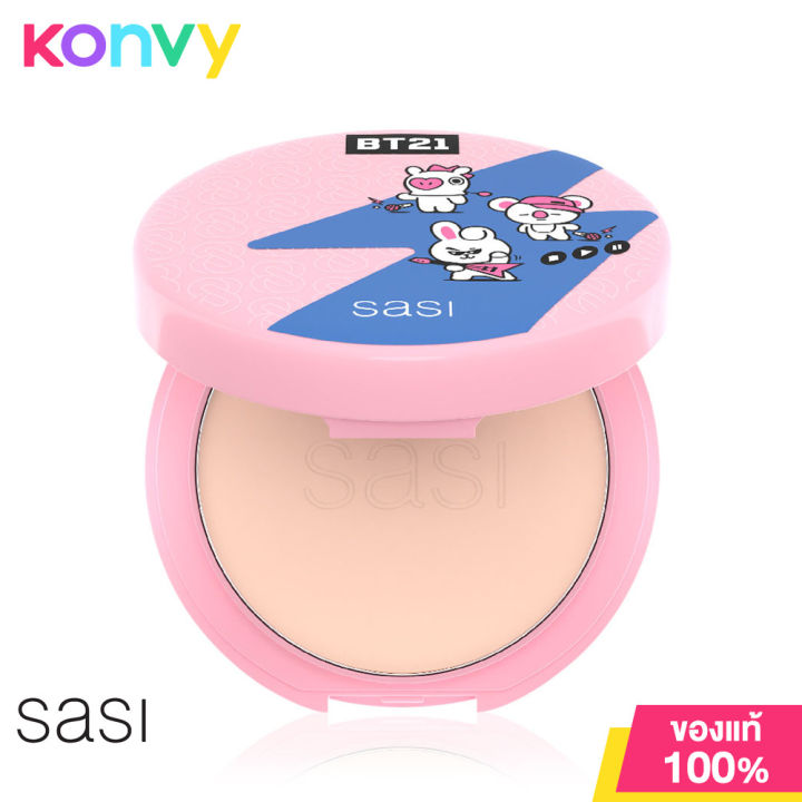 SASI With BT21, Shining Star Smooth Matte Foundation Powder 8.5g #01 Light | Lazada.co.th