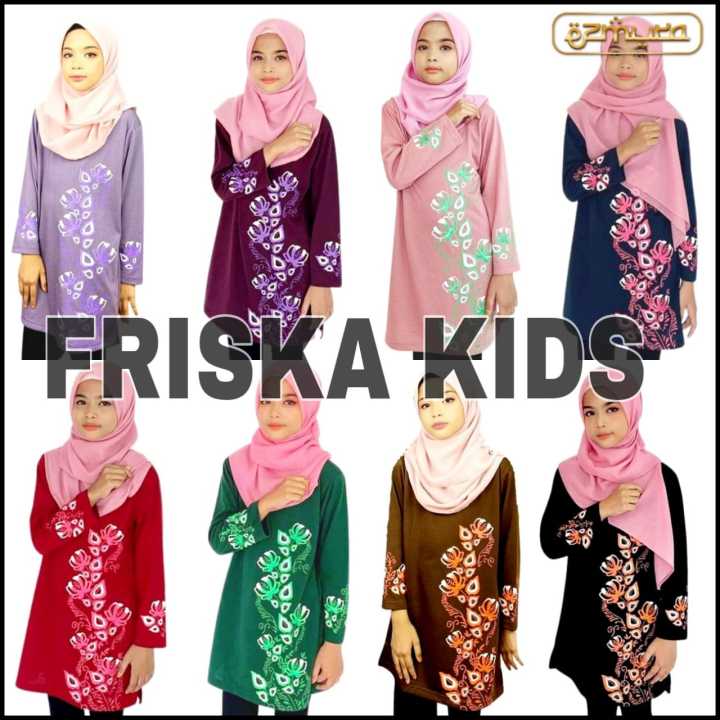 Tshirt Muslimah Moden KIDS Pelbagai Warna , Exclusive By Ezmura | Lazada