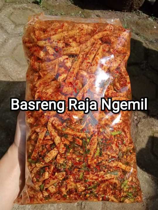 Basreng pedas daun jeruk / basreng original daun jeruk / basreng stik ...