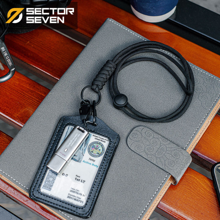 SECTOR SEVEN Tactical lanyard exhibition work ID number plate student ...