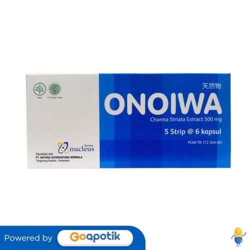 Onoiwa Ekstrak Ikan Gabus Box 30 Kapsul | Lazada Indonesia