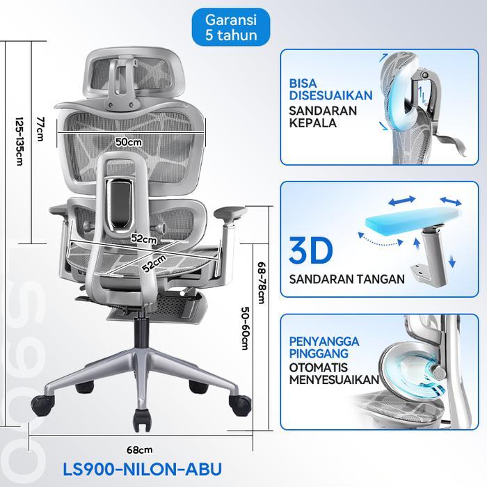 Xpanse LS900 Kursi - Sandaran Ganda Ergonomis untuk Gaming/Kantor ...