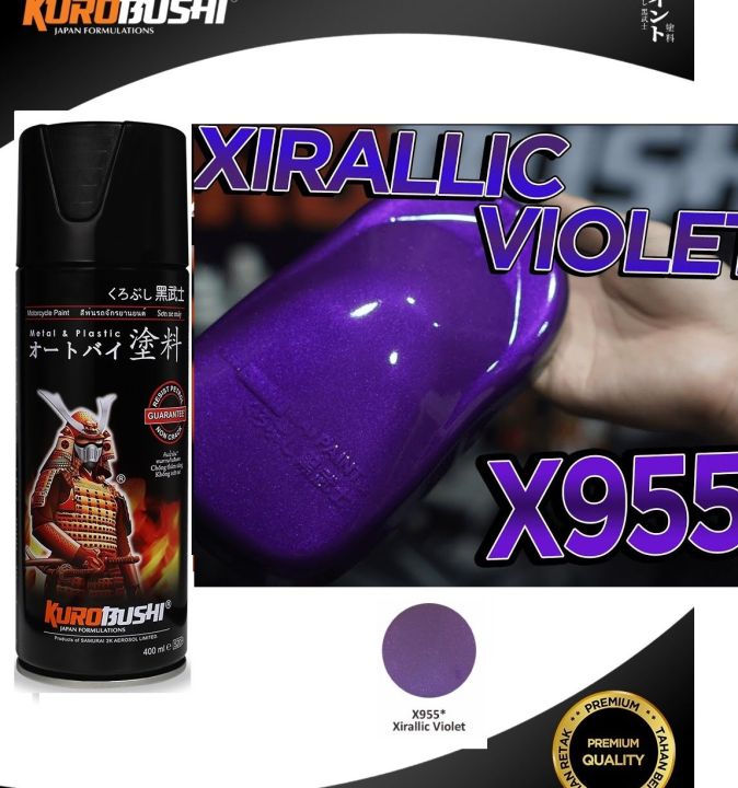 New Colours Samurai Paint Kurobushi Cat Semprot Pilox Pilok - X955 ...