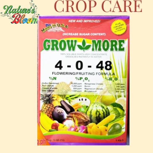 GROW MORE 4-0-48 FOLIAR FERTILIZER 1 KILO BY SAGREX | Lazada PH