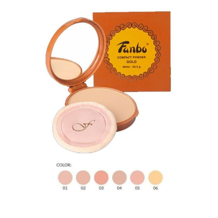 Fanbo Gold Pancake Compact Powder | Lazada Indonesia