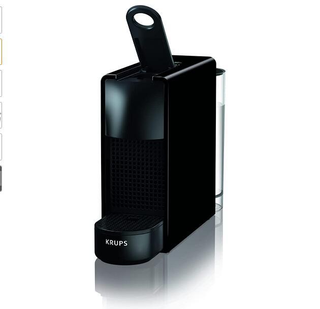 Spot Krups Krupp Nespresso XN110B EssenzaMini compact capsule coffee ...