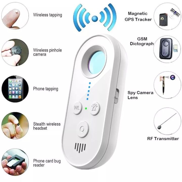 Anti Spy Pinhole Hidden Camera Detector RF Signal Scanner Portable ...