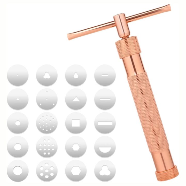- Clay Extruder,Fondant Extruder Stainless Steel Clay Extruder with 20 ...