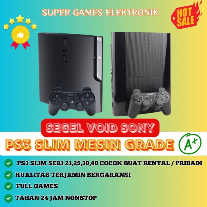 Sony ps3 slim seri 25 21 30 full game terbaru 120+500gb (64 GAMES) VOID ...