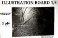 1/4 ILLUSTRATION BOARD, 1/4 CUT SIZE, 15x20 inches | Lazada PH