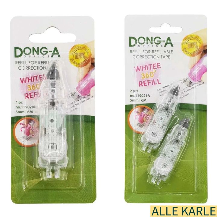 Dong-A Whitee 360 Refill Correction Tape | Alle Karle | Lazada PH